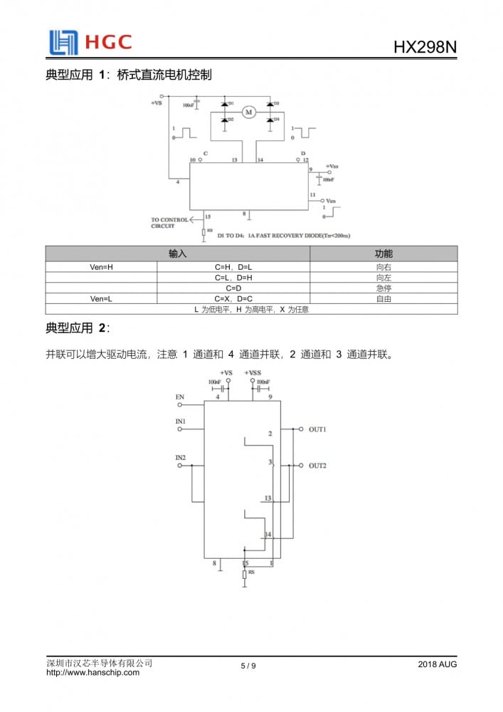 HX298NG datasheet page 5