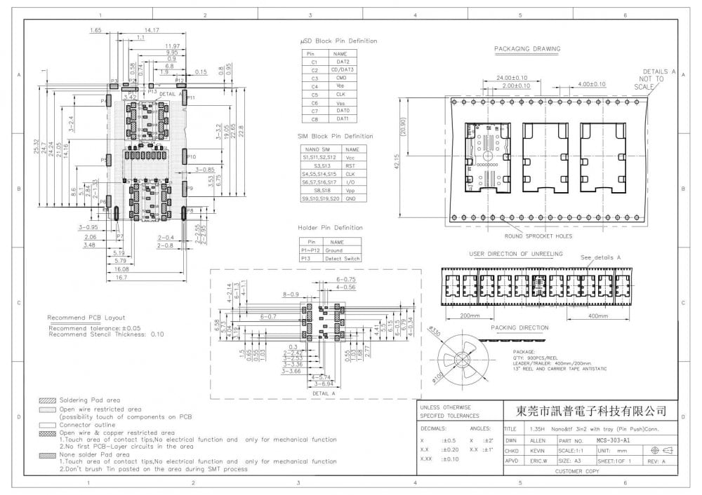 MCS-303 approval specification page 3