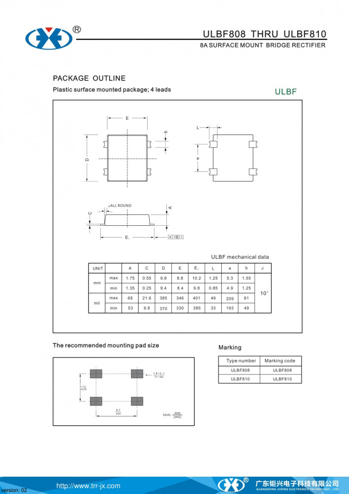ULBF810 datasheet page 3