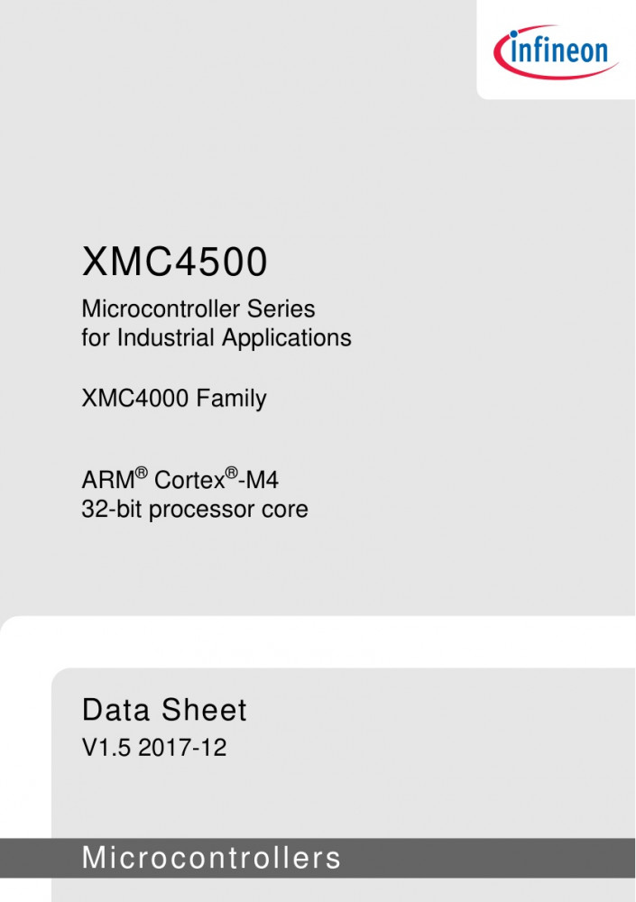 XMC4500 datasheet page 3