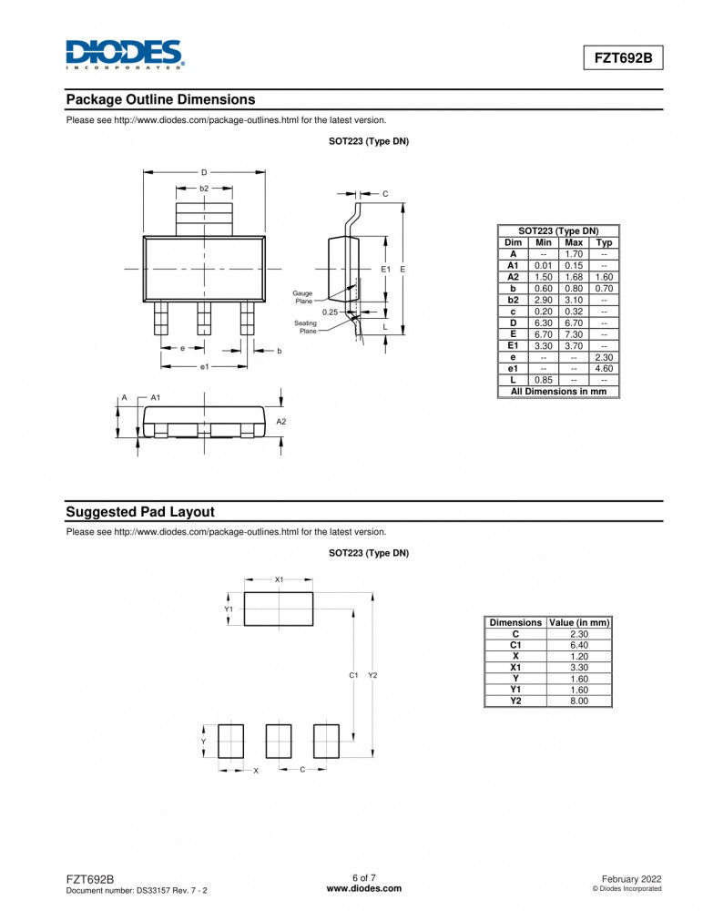 FZT692BTA datasheet page 6