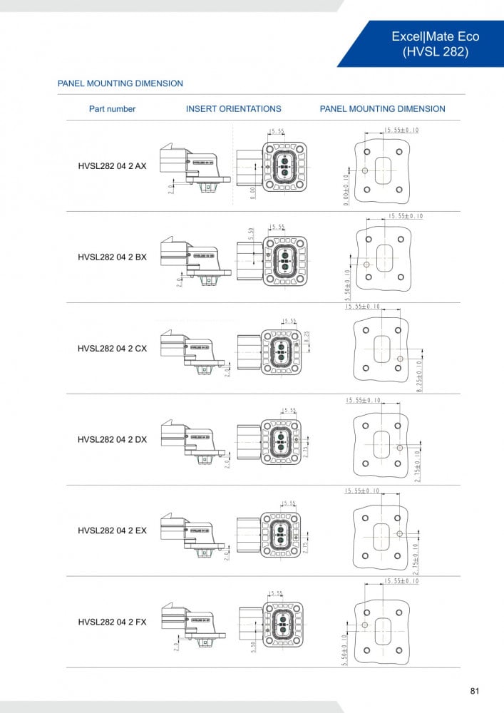 Amphenol HVSL282 documentation page 5