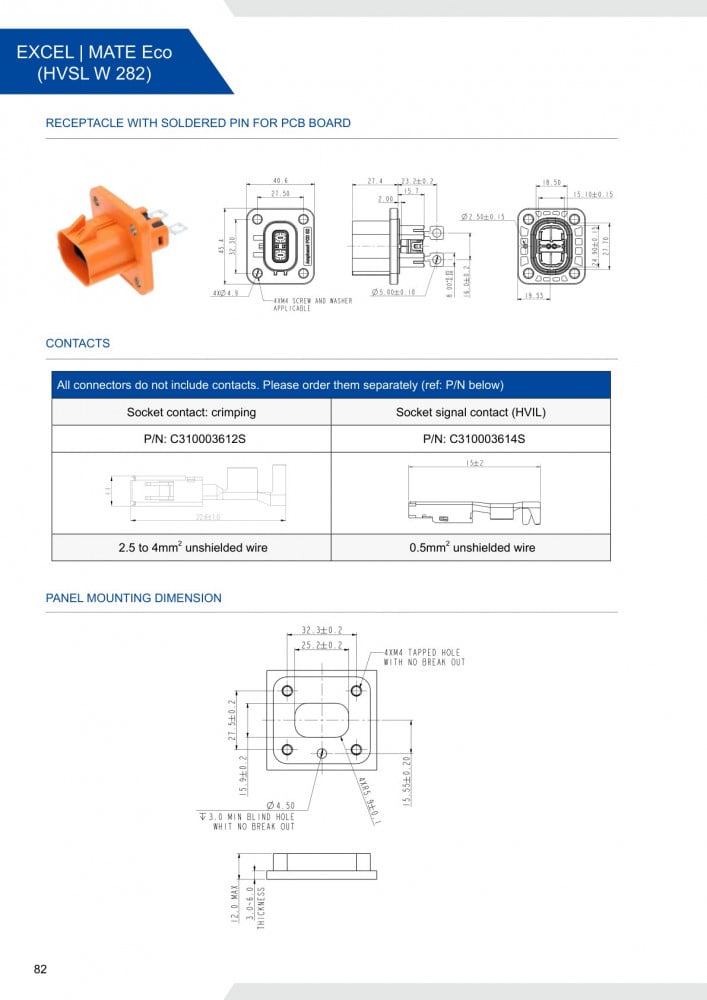 Amphenol HVSL282 documentation page 6
