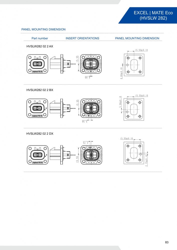 Amphenol HVSL282 documentation page 7