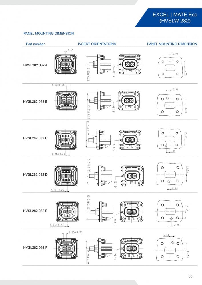 Amphenol HVSL282 documentation page 9