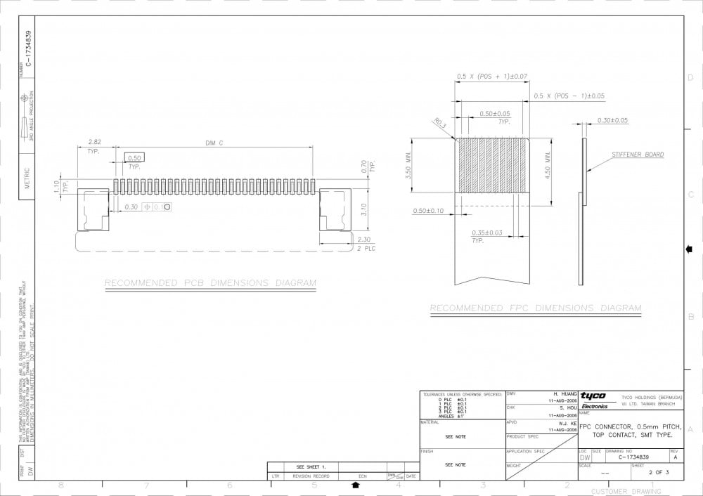 TE Connectivity 3-1734839-0 technical drawing page 2