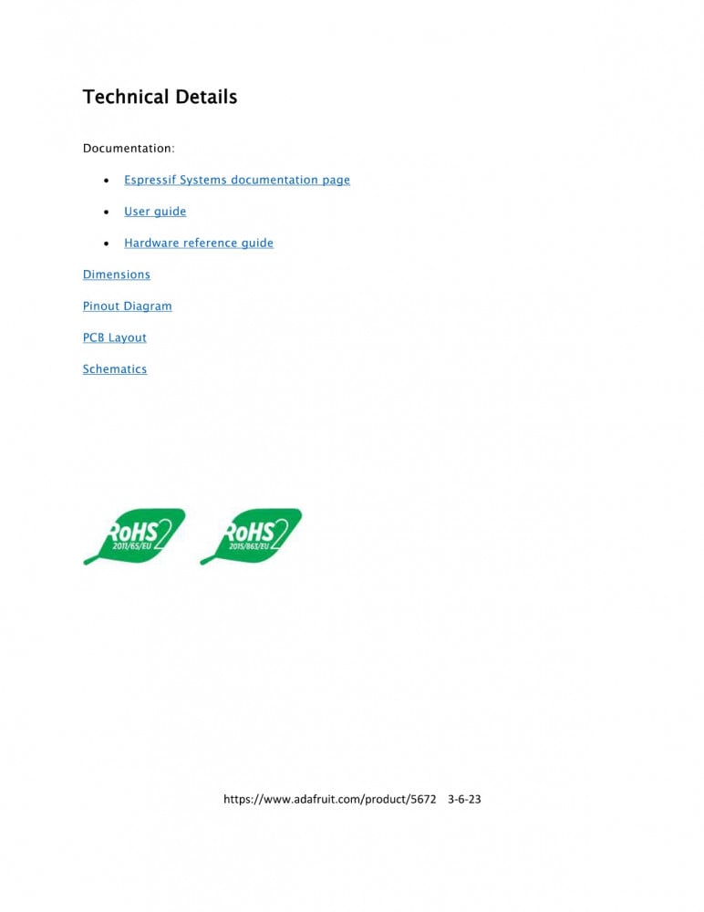 ESP32-C6-DevKitC-1-N8 technical document page 3