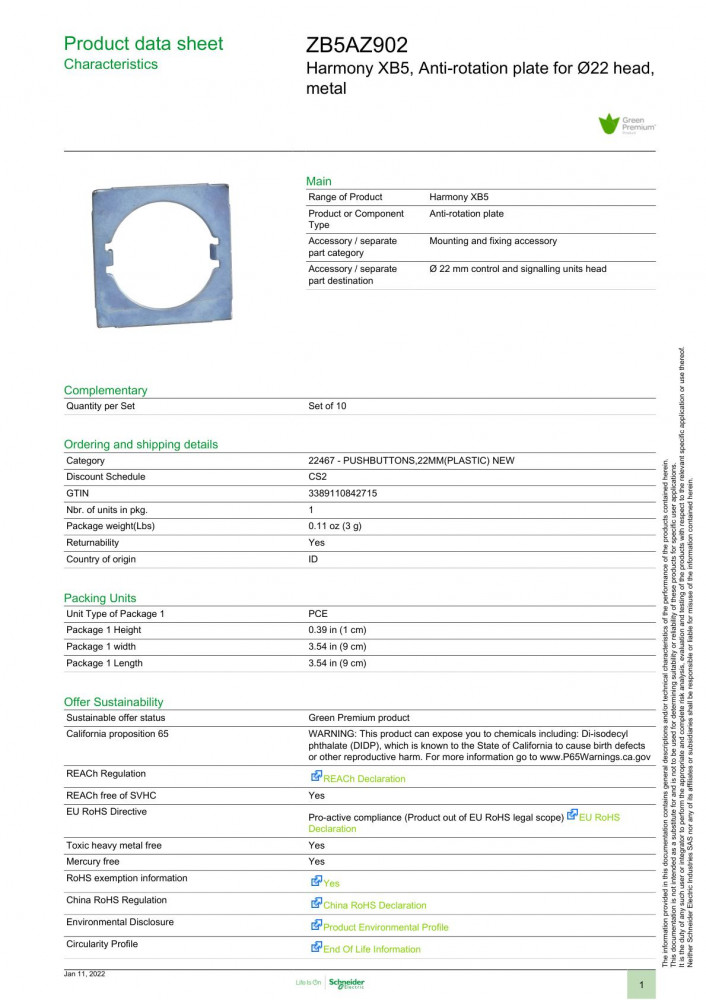 ZB5AZ902 technical document page 1