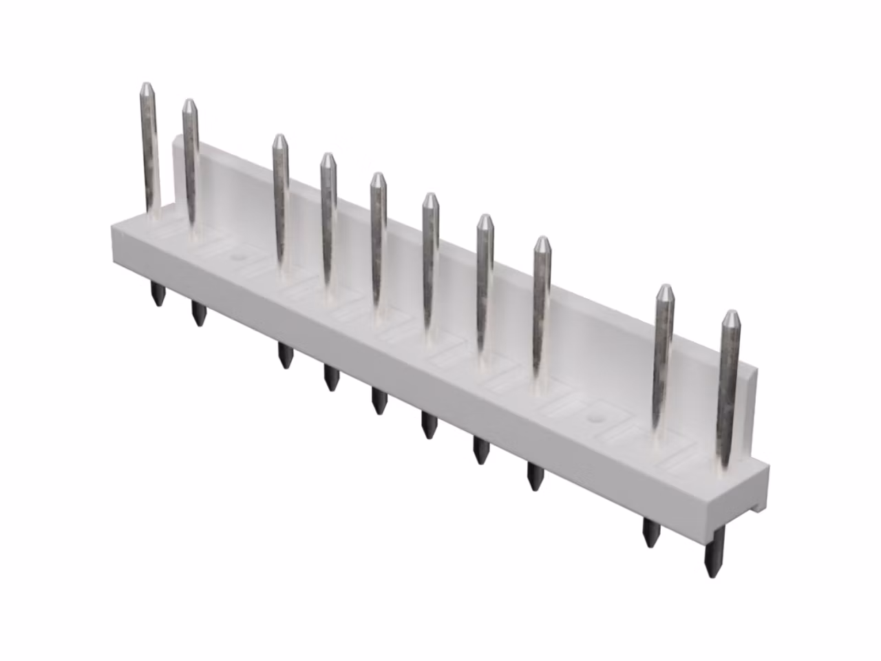 KK Header, Vertical, with Polarizing Backwall, 12 Circuits, Tin (Sn) Plating, Circuits 3,10 Voided for sale