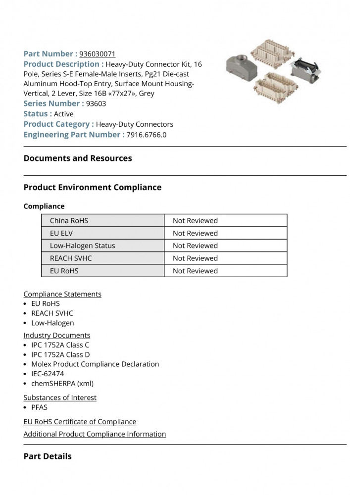Product document page 1