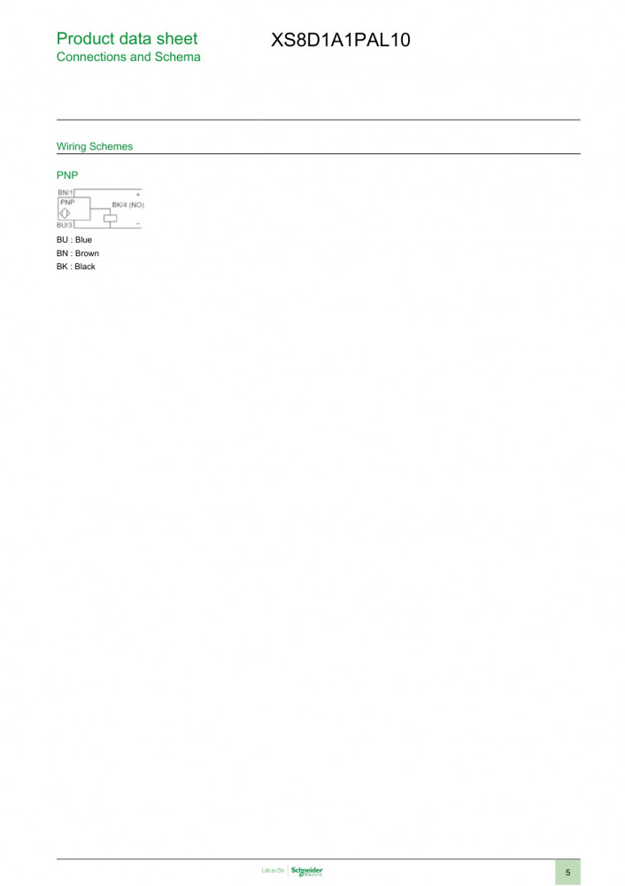 XS8D1A1PAL10 technical document page 5