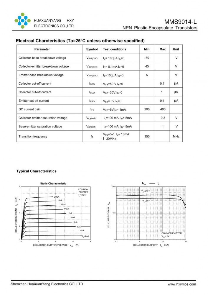 MMS9014-L-HXY datasheet page 2