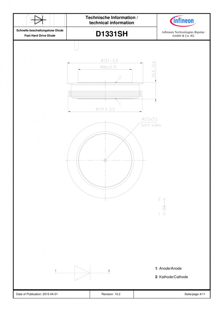 D1331SH45T technical document page 4