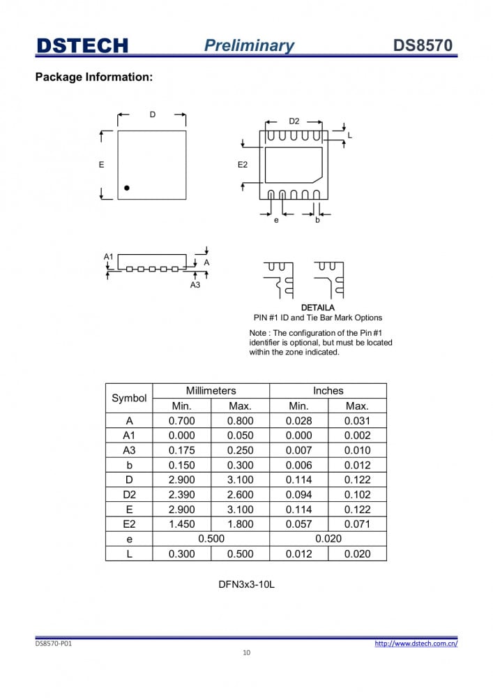 DS8570 datasheet page 10