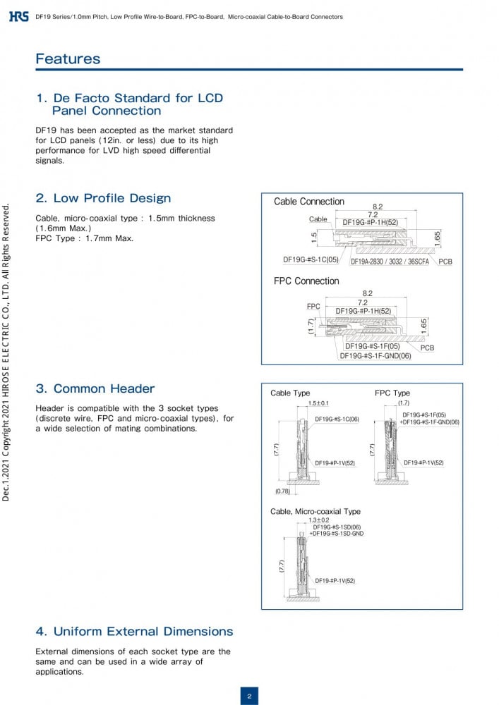 DF19 series documentation page 2