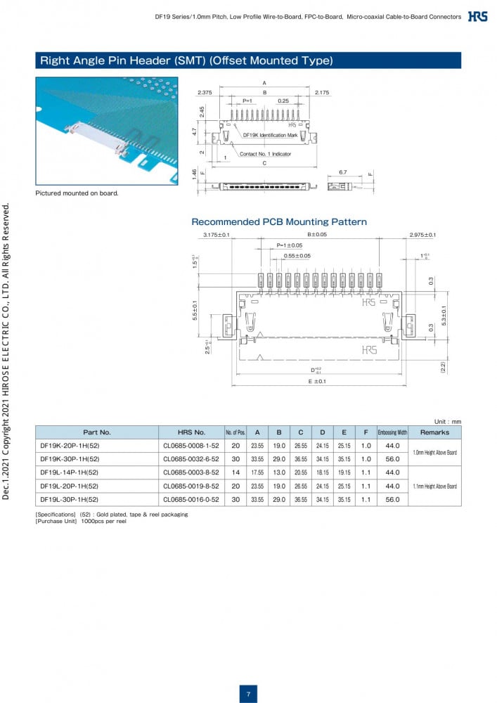 DF19 series documentation page 7