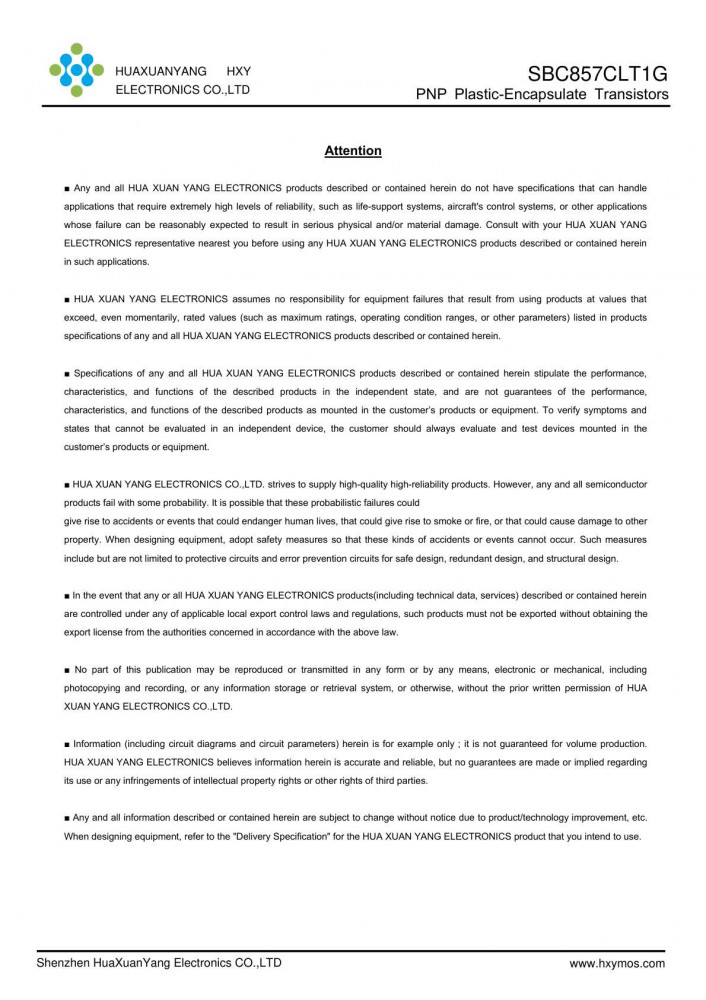 SBC857CLT1G-HXY datasheet page 5