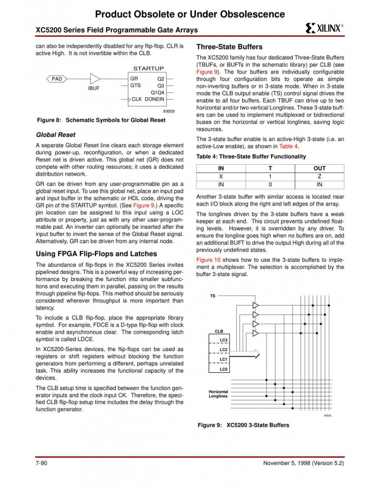 XC5200 documentation page 8