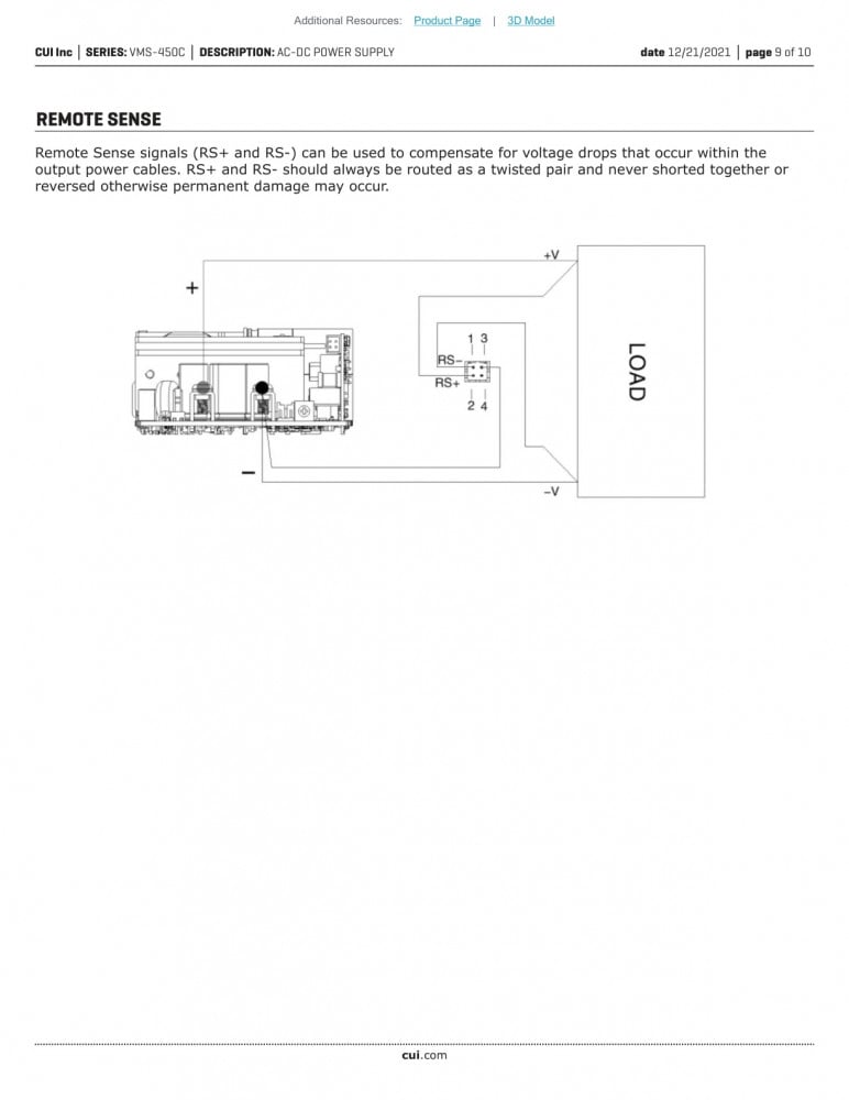 VMS-450C datasheet page 9