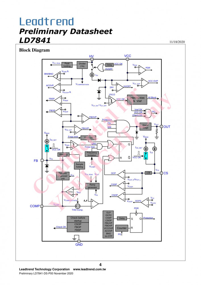 LD7841 datasheet page 4
