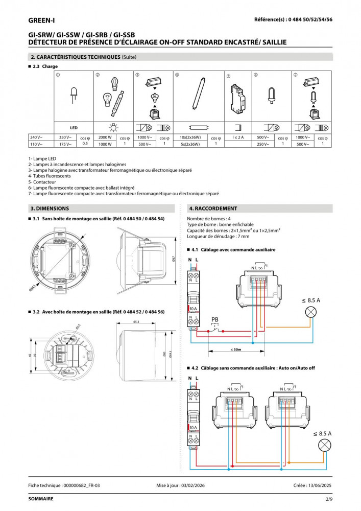 Legrand GREEN-I technical document page 2