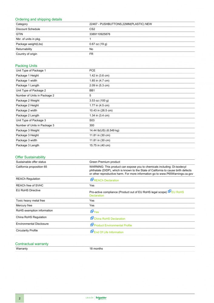 ZB5CA3 technical document page 2