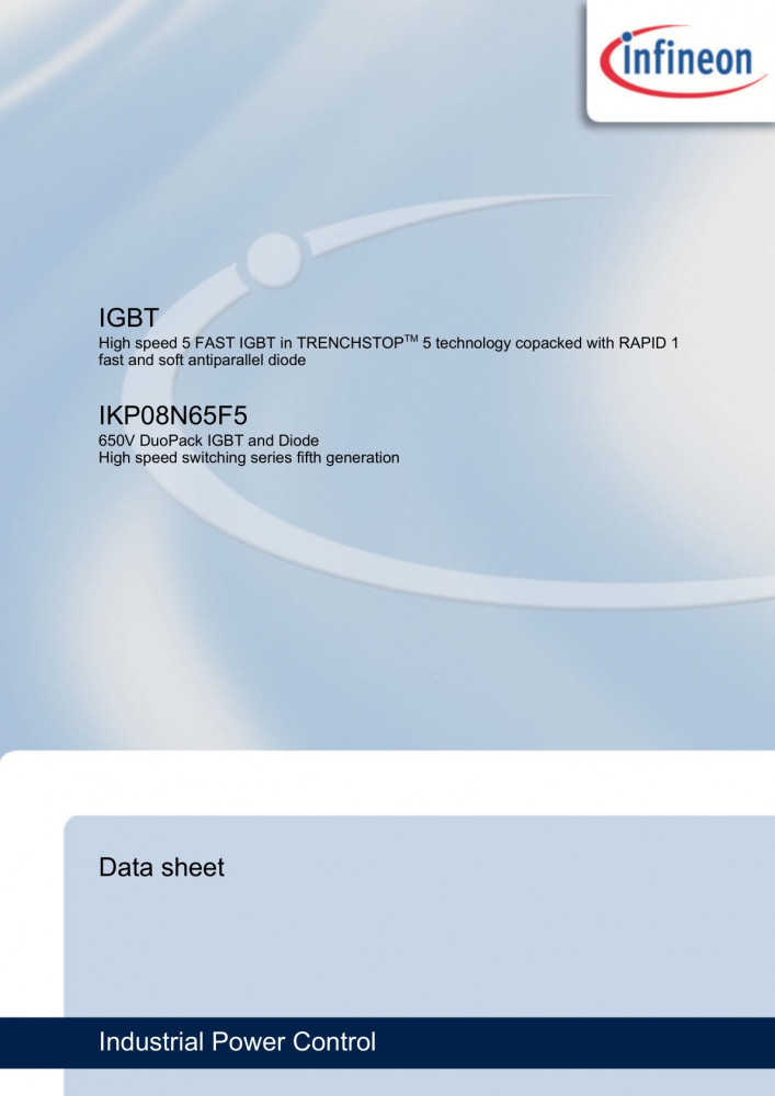 IKP08N65F5 datasheet page 1