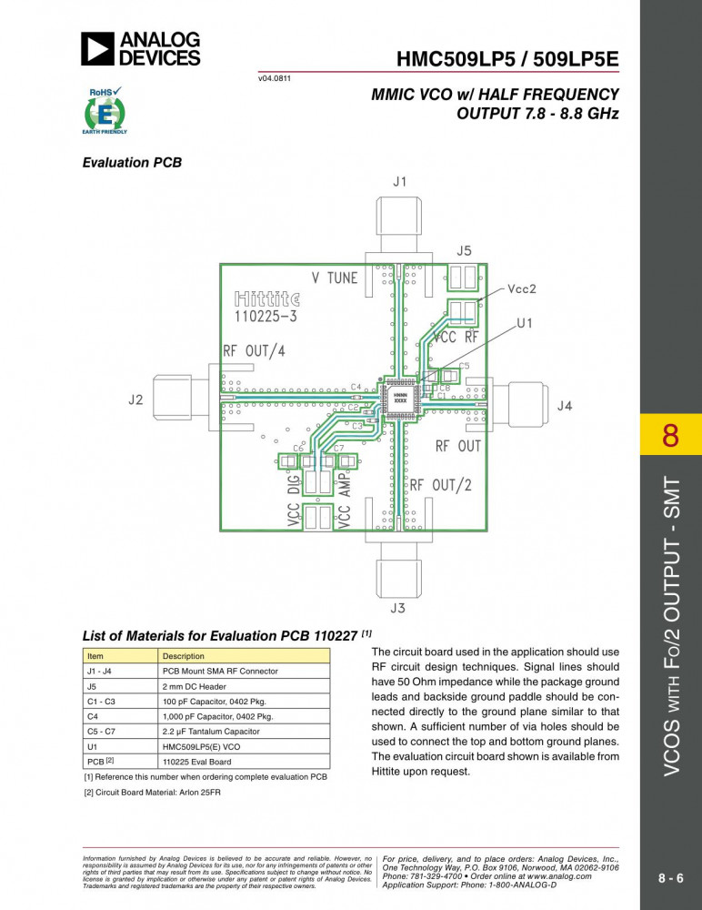 HMC509LP5E technical document, page 6