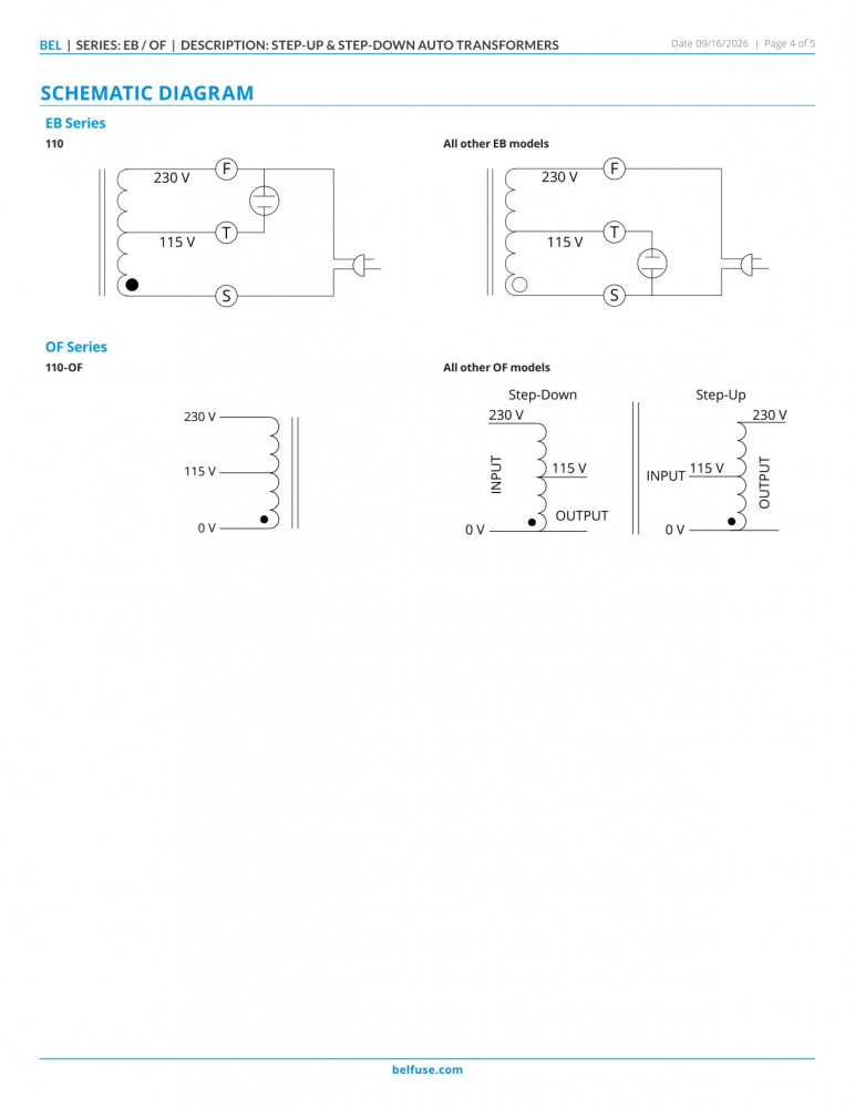 120-OF series technical document, page 4
