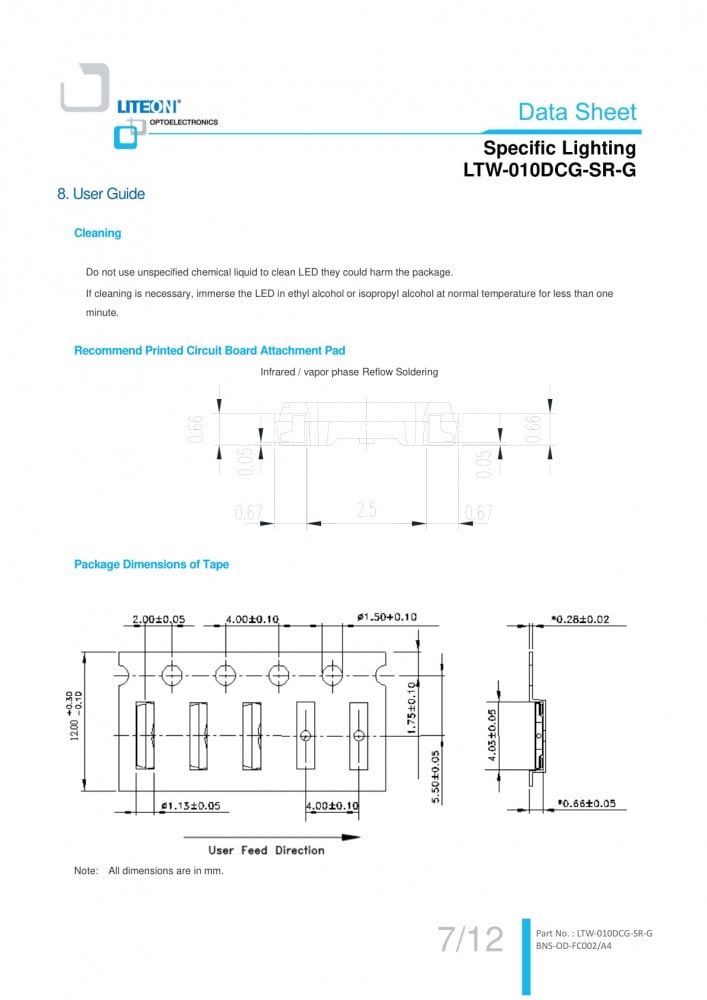 LTW-010DCG-SR-G datasheet page 8