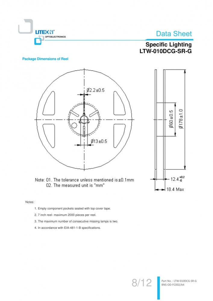 LTW-010DCG-SR-G datasheet page 9