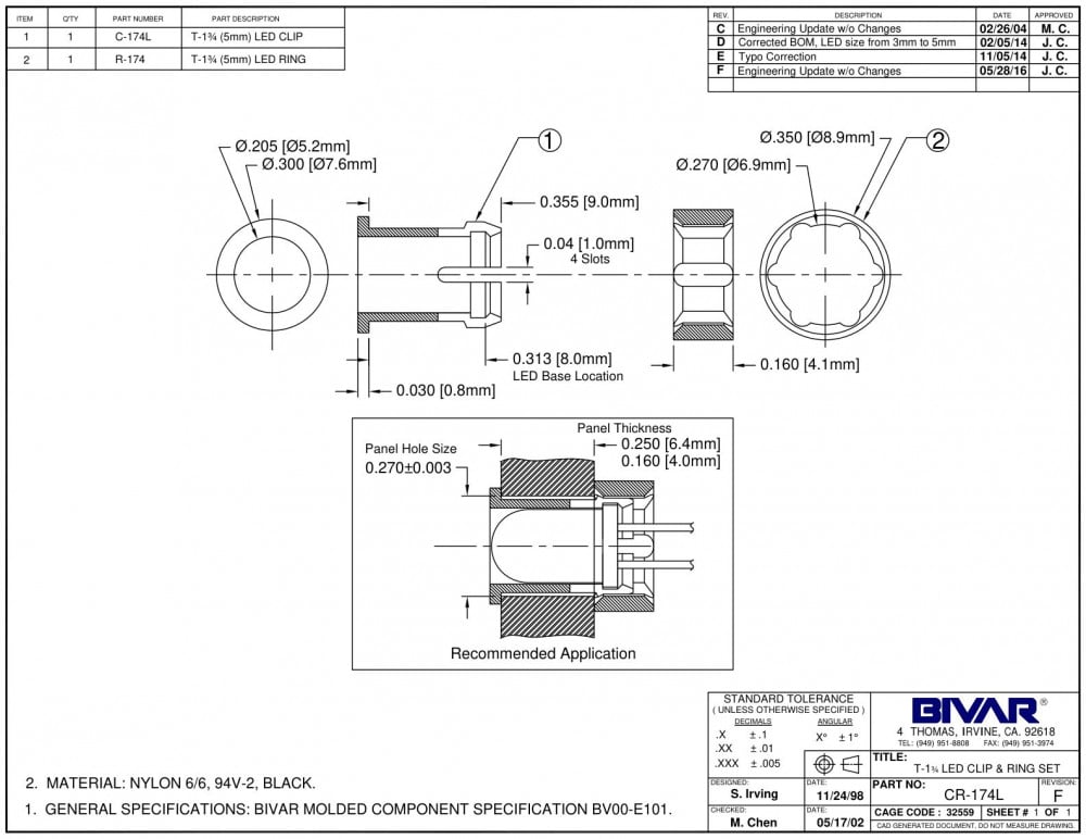 CR-174L technical document preview