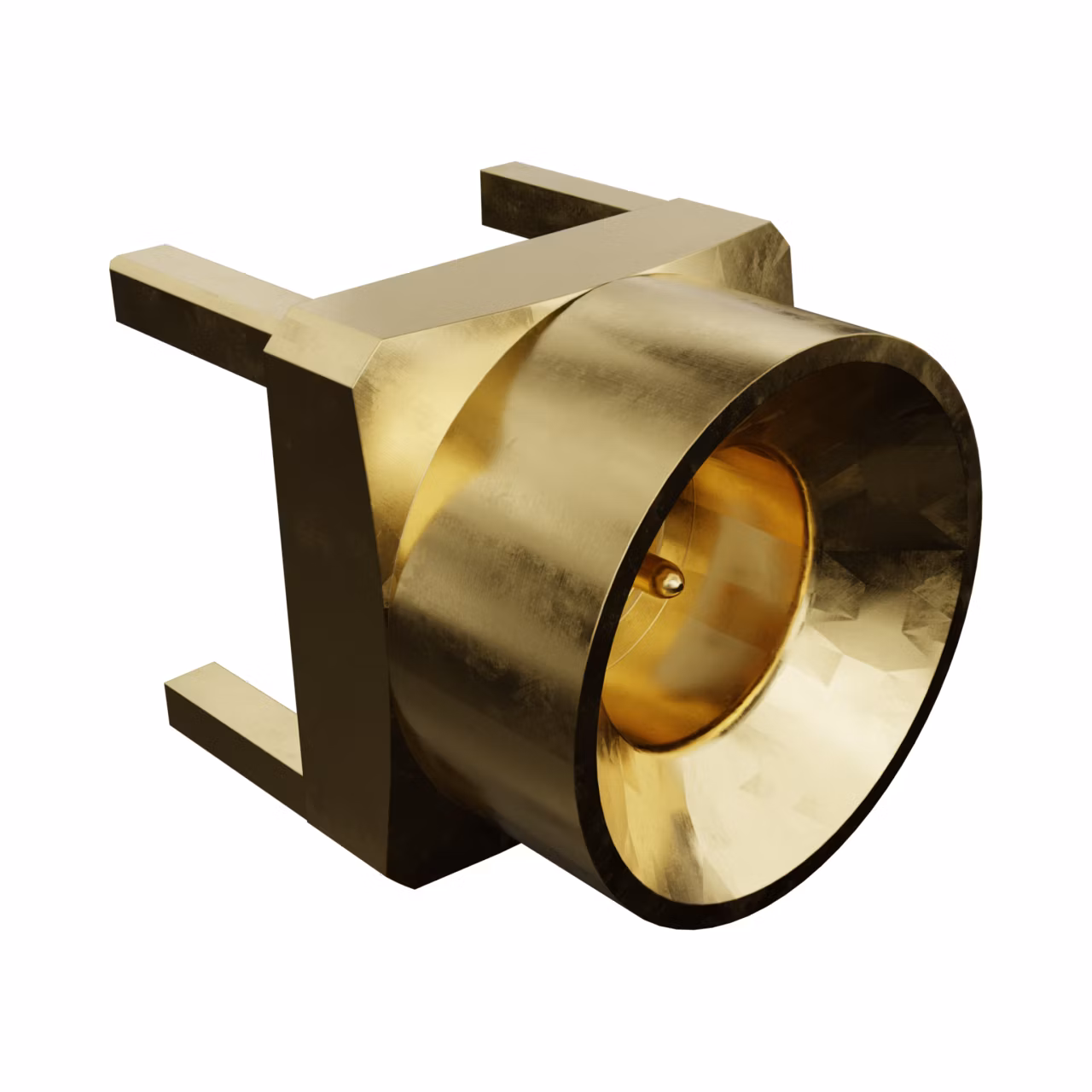 SMP Plug, Straight, Smooth Bore, PCB, Through Hole, with Surface Mount Contact, 50 Ohms for sale