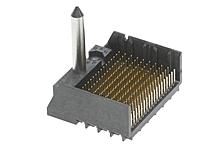 Impact 100 Ohm 6 Pair Vertical Backplane Header, Left Guided, Open Endwall, 16 Columns, 288 Circuits, Pin Length 4.50mm, Plated Through Hole Dimension 0.46mm, Lead-Free