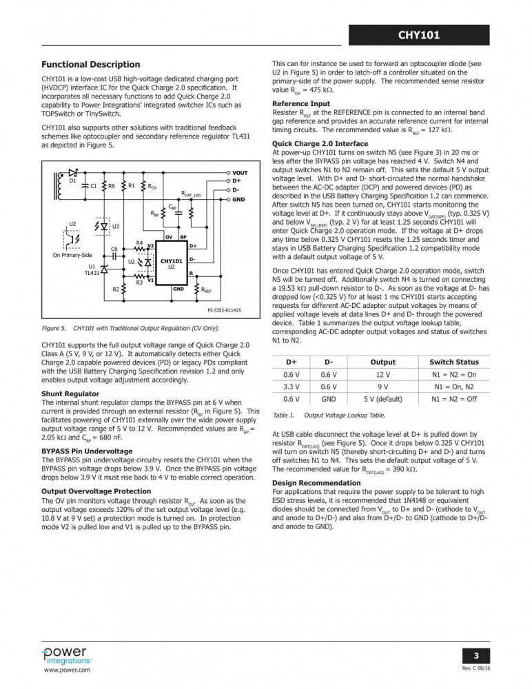 CHY101D-TL datasheet page 3