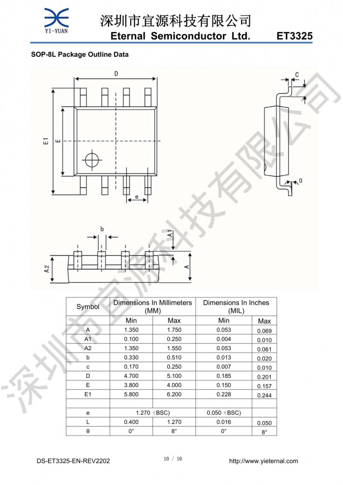 ET3325 datasheet page 10