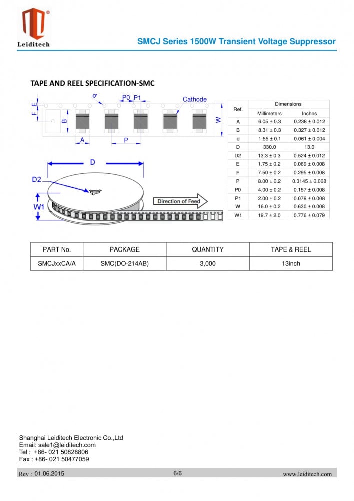 SMCJ26CA datasheet page 6
