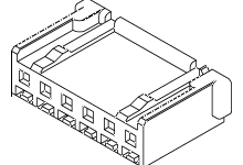 2.00mm Pitch, Milli-Grid Receptacle Housing, 4 Circuits, Lead-Free