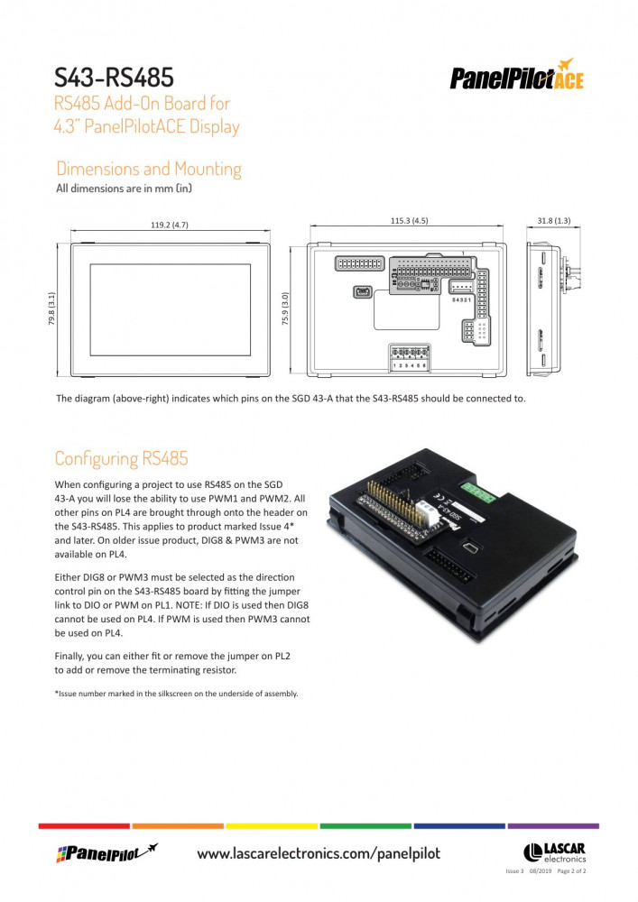 S43-RS485 technical document page 2