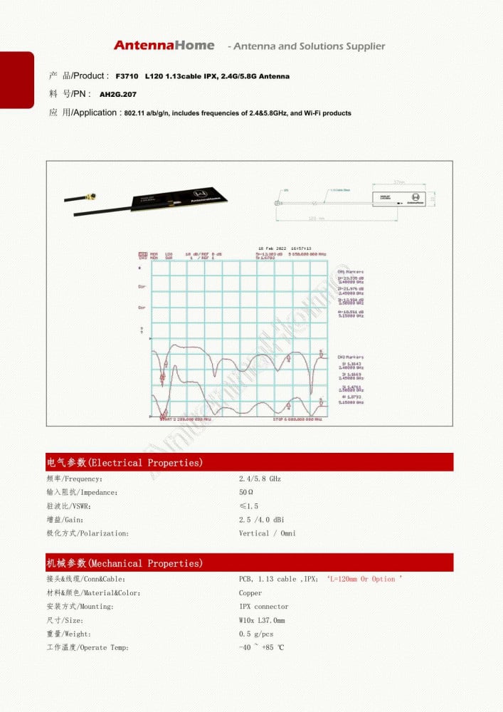 AH2G.207 product documentation page 1