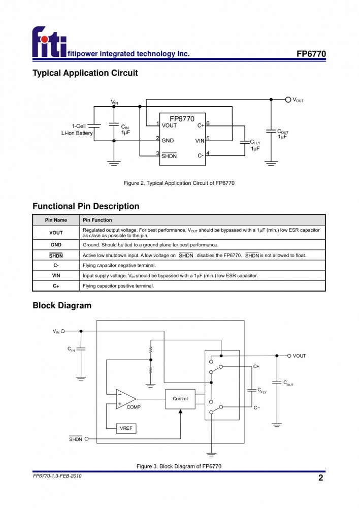 FP6770 datasheet page 2