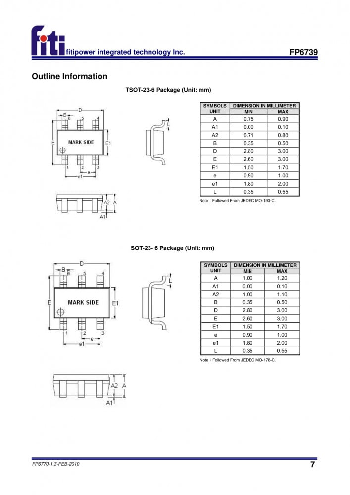 FP6770 datasheet page 7