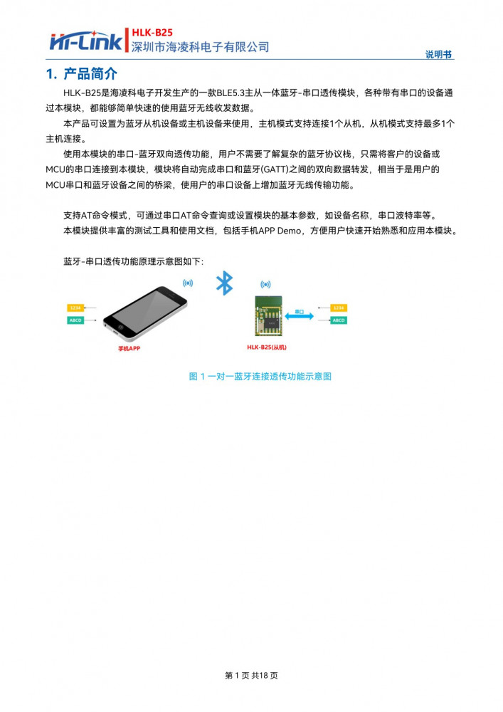 HLK-B25 datasheet page 3