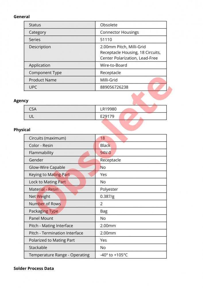 MOLEX 511101852 document preview, page 2
