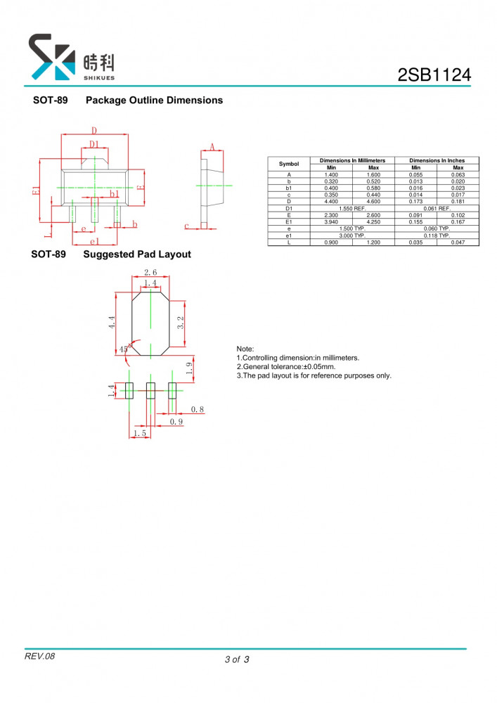 2SB1124T datasheet page 2