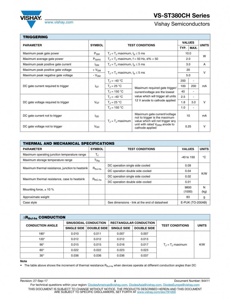 VS-ST380CH06C0 technical document page 3