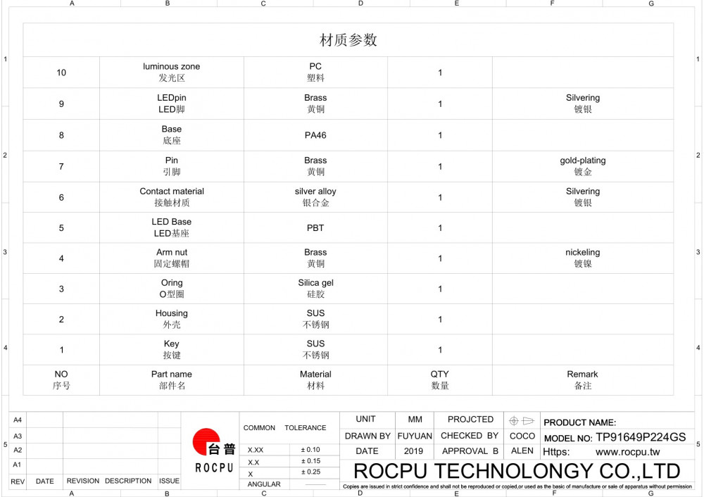 TP91649P224GS technical drawing page 3