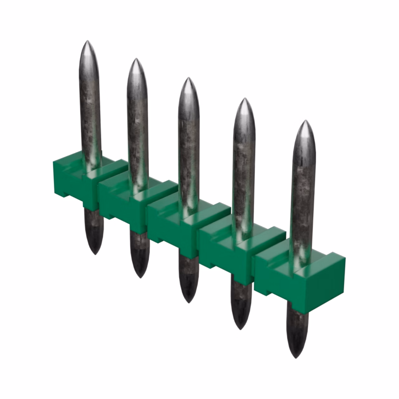 3.50mm Pitch Eurostyle Vertical PCB Pin Header, Breakable, 5 Circuits for sale