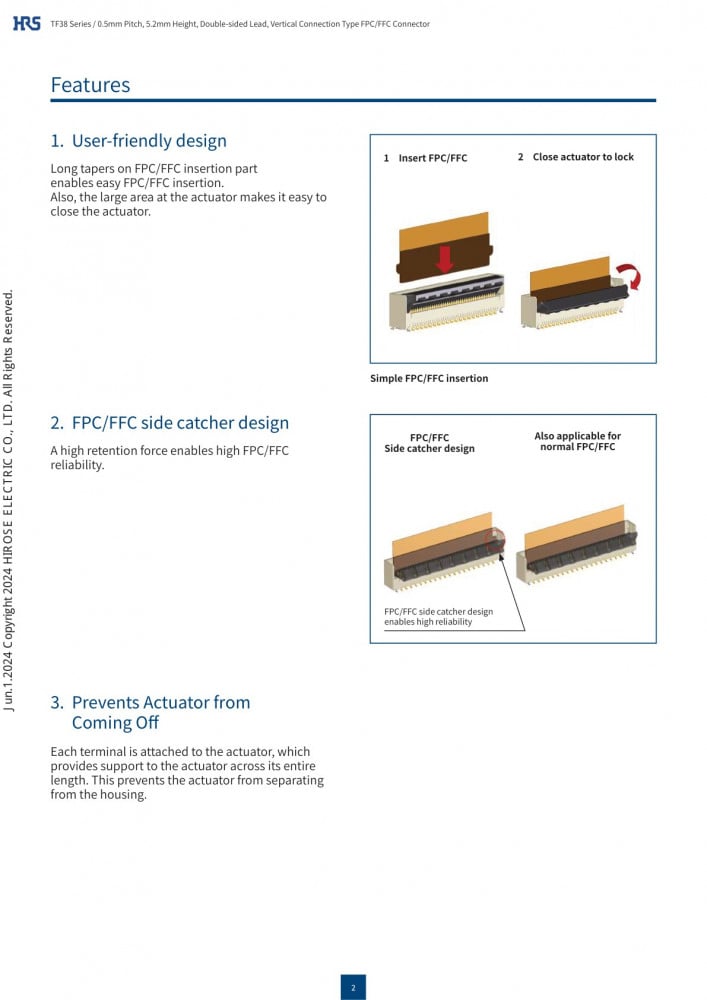 TF38 series datasheet page 2
