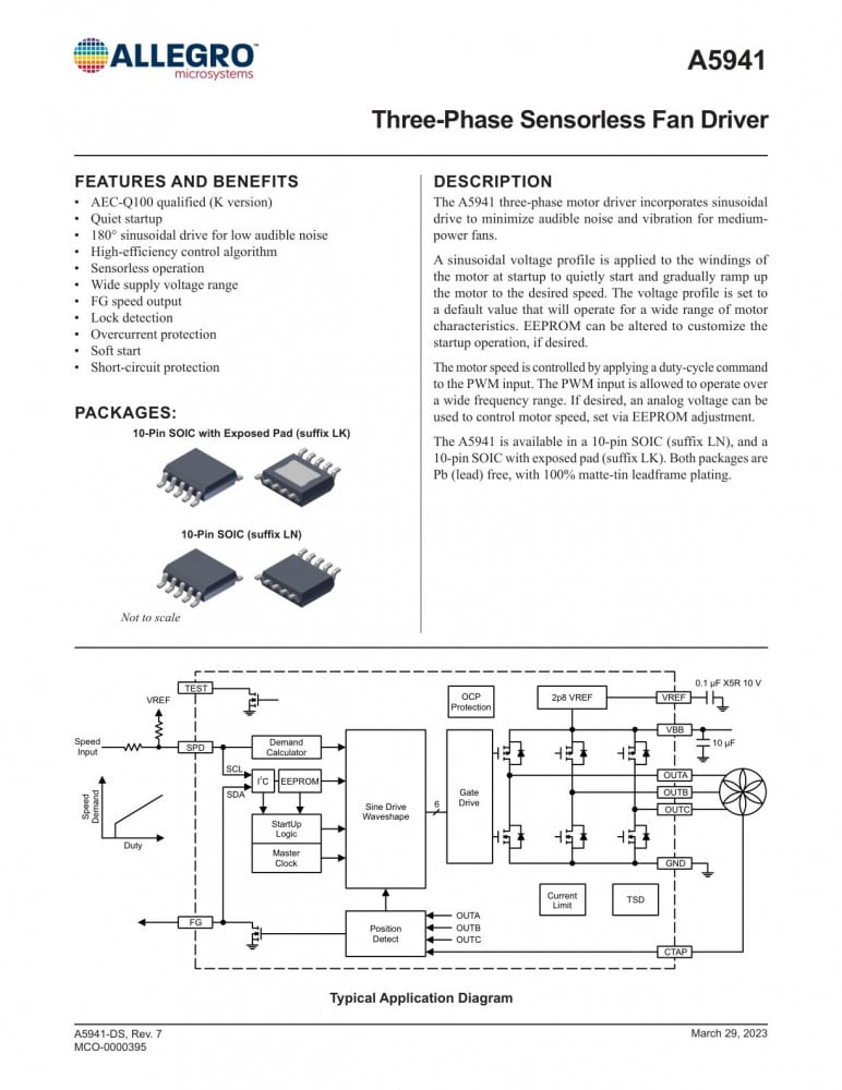A5941GLKTR-T datasheet page 1